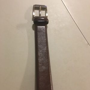 Accessories | Brown Leather Belt Size 38 | Poshmark